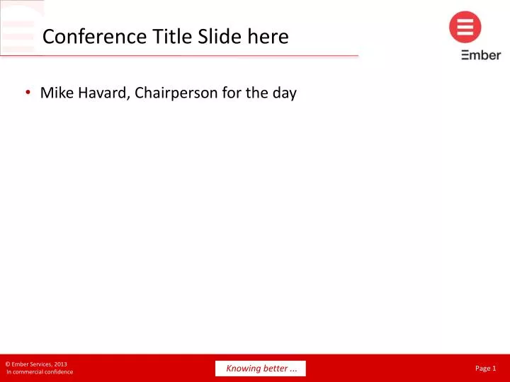PPT - Conference Title Slide here PowerPoint Presentation, free ...