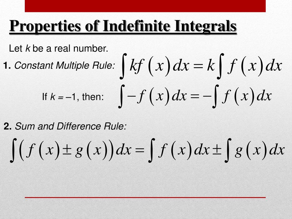 PPT - Indefinite Integrals, Applications PowerPoint Presentation, free ... PPT - Indefinite Integrals, Applications PowerPoint Presentation, free ...