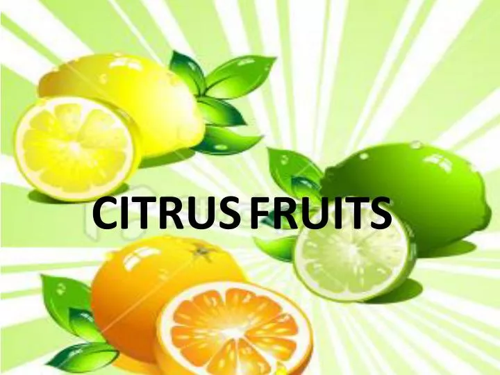 PPT - CITRUS FRUITS PowerPoint Presentation, free download - ID:2499850