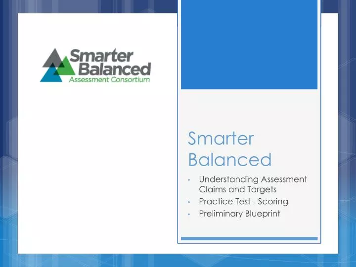 PPT - Smarter Balanced PowerPoint Presentation, free download - ID:2499947