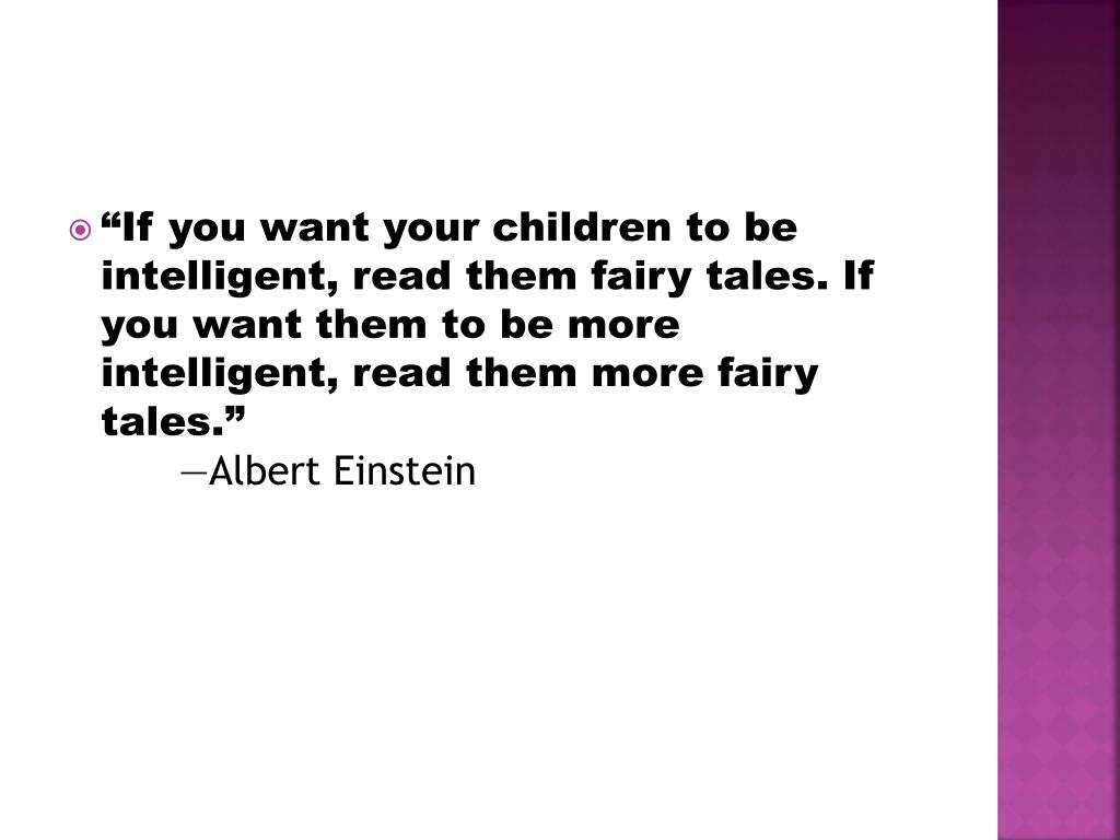 PPT - The morals, benefits, and psychological impact of fairy tales ...