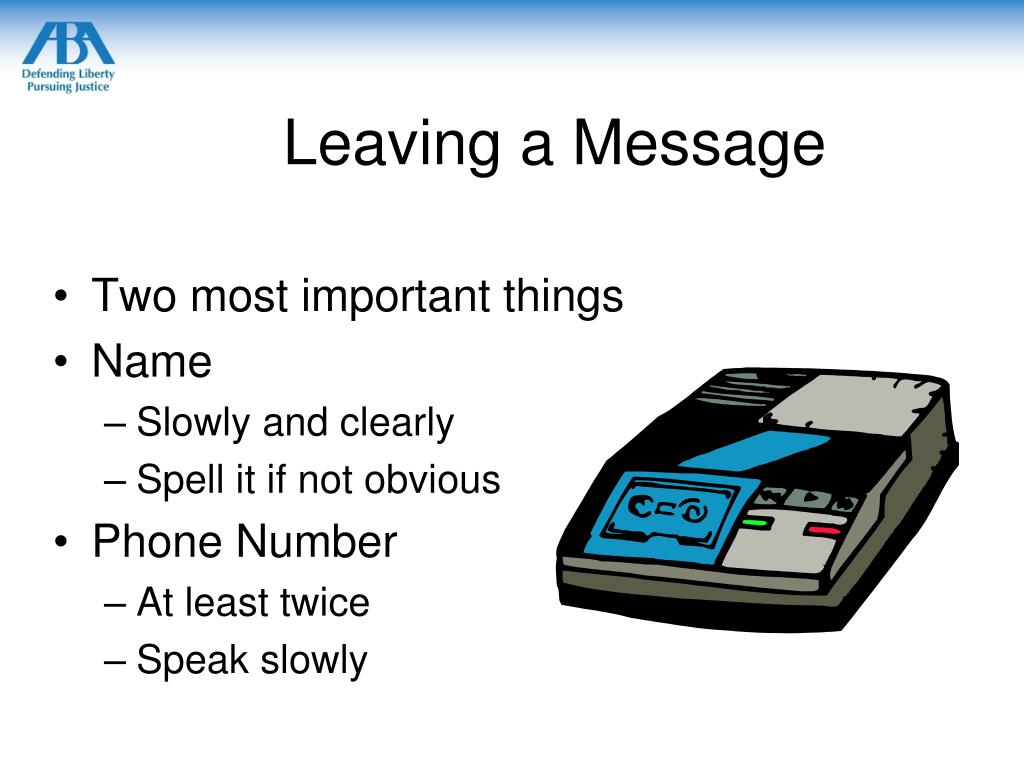 PPT - Telephone Communication Skills for Legal Hotline Advocates ...