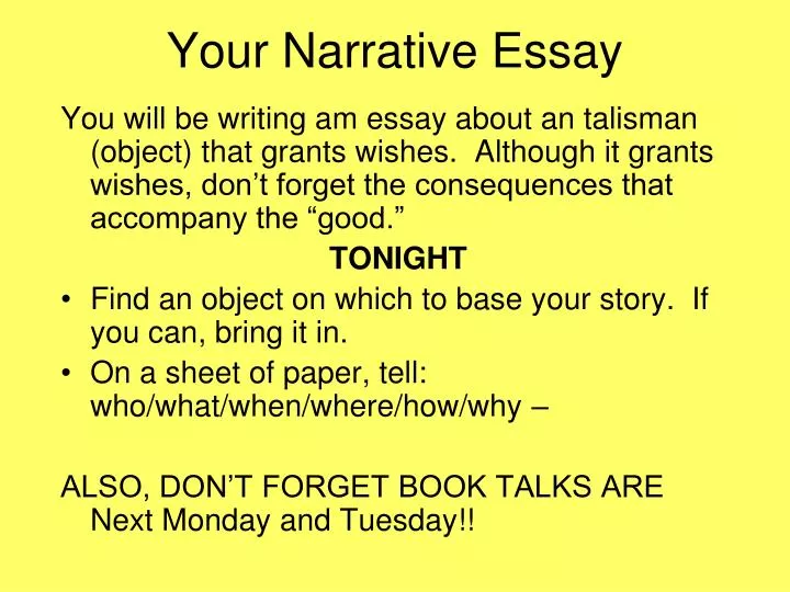 PPT Your Narrative Essay PowerPoint Presentation Free Download ID PPT Your Narrative Essay PowerPoint Presentation Free Download ID