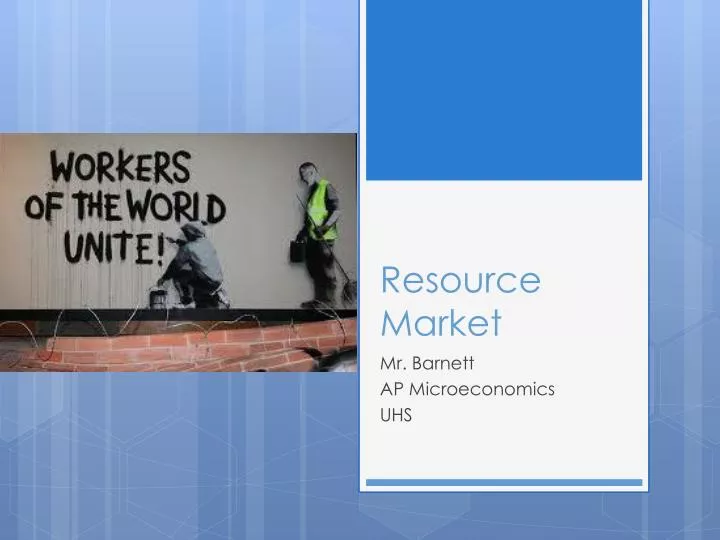 PPT - Resource Market PowerPoint Presentation, free download - ID:2501073