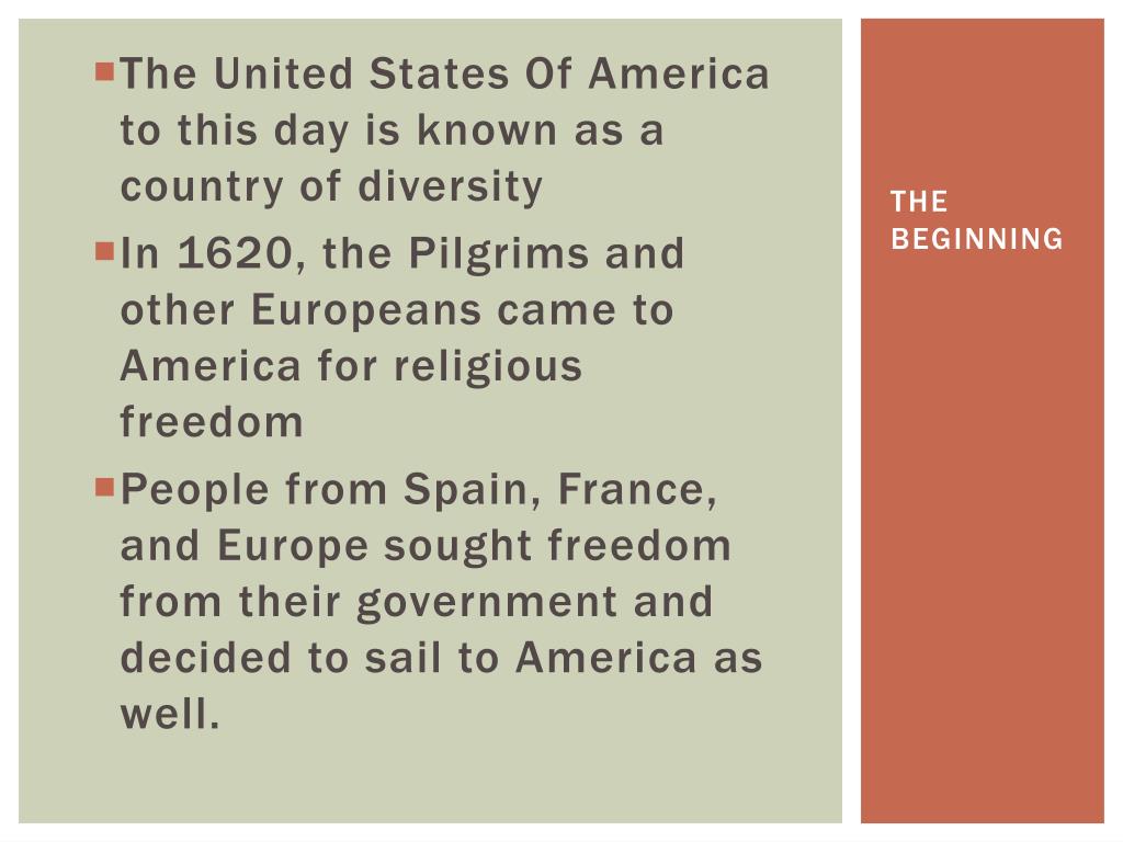 PPT - The history of the united states of america PowerPoint ...