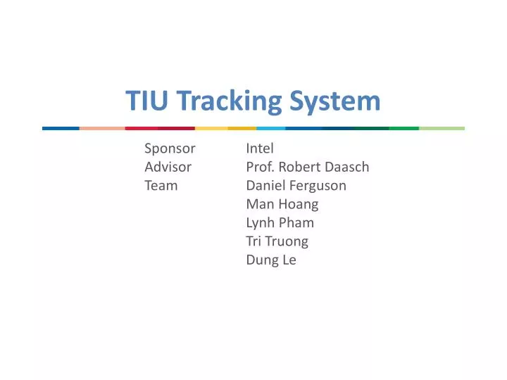 PPT - TIU Tracking System PowerPoint Presentation, free download - ID ...