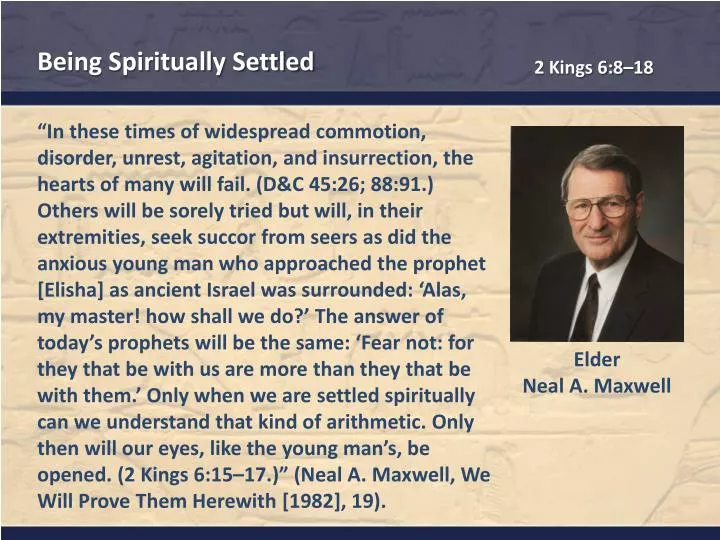 PPT - Elder Neal A. Maxwell PowerPoint Presentation, free download - ID ...