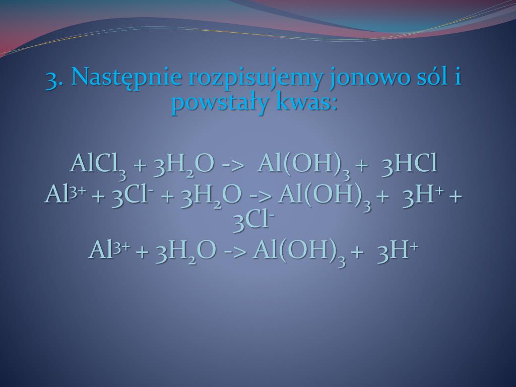 PPT - Hydroliza soli oraz jej przykłady PowerPoint Presentation, free ...
