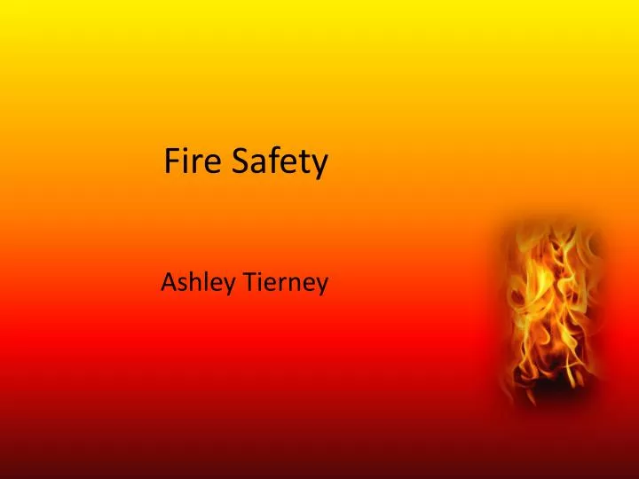 PPT - Fire Safety PowerPoint Presentation, free download - ID:2502669