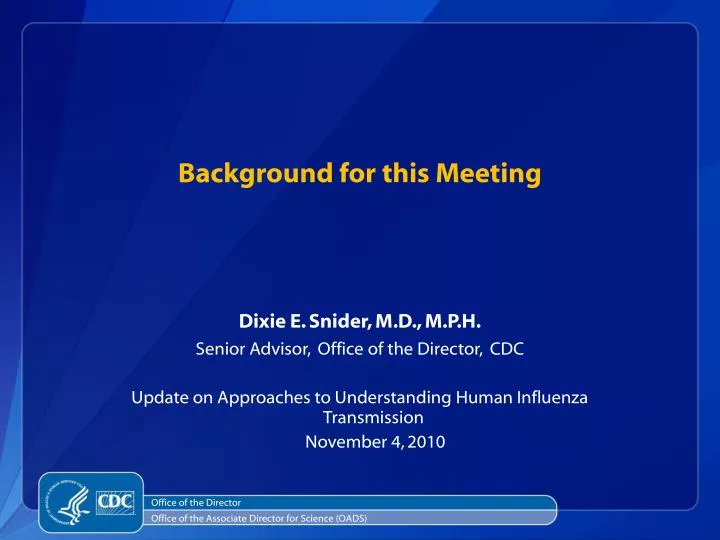 PPT - Background for this Meeting PowerPoint Presentation, free ...
