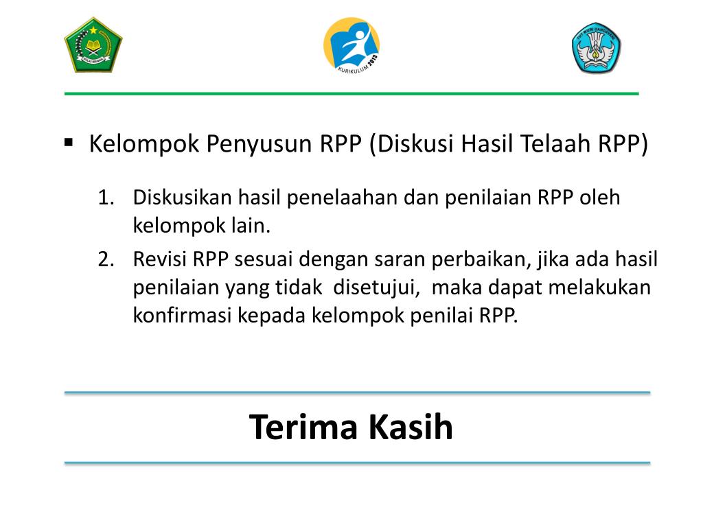 PPT - PANDUAN TUGAS TELAAH RENCANA PELAKSANAAN PEMBELAJARAN (RPP ...