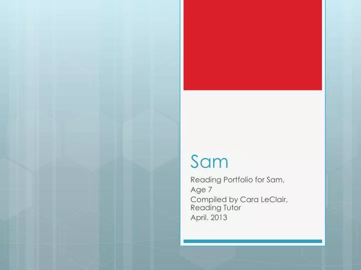 PPT - Sam PowerPoint Presentation, free download - ID:2503722