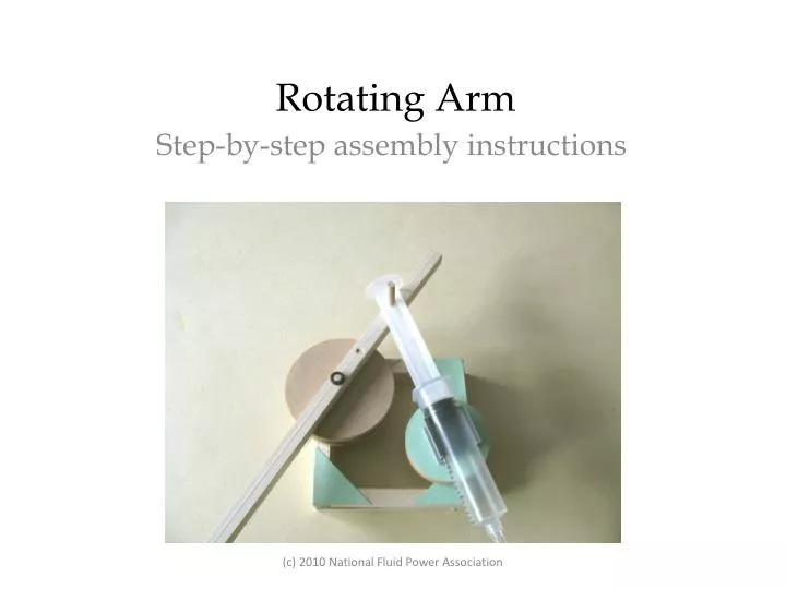PPT - Rotating Arm PowerPoint Presentation, free download - ID:2503990