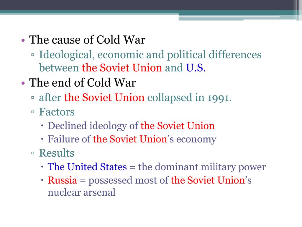 PPT - Cold War Era: An American Historical Overview 1946-1960 ...