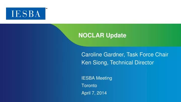 PPT - NOCLAR Update PowerPoint Presentation, free download - ID:2504316