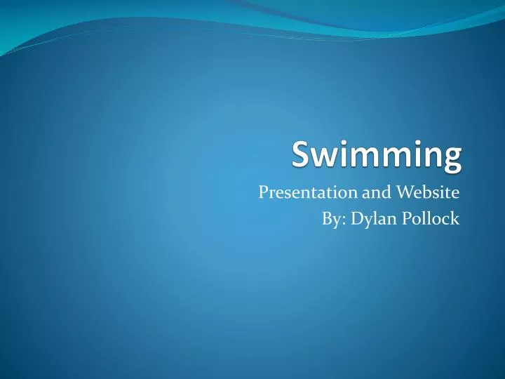 PPT - Swimming PowerPoint Presentation, free download - ID:2504700