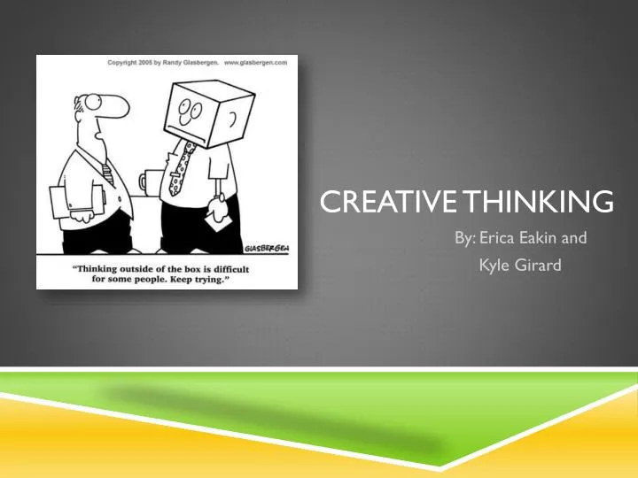 PPT - Creative thinking PowerPoint Presentation, free download - ID:2505028