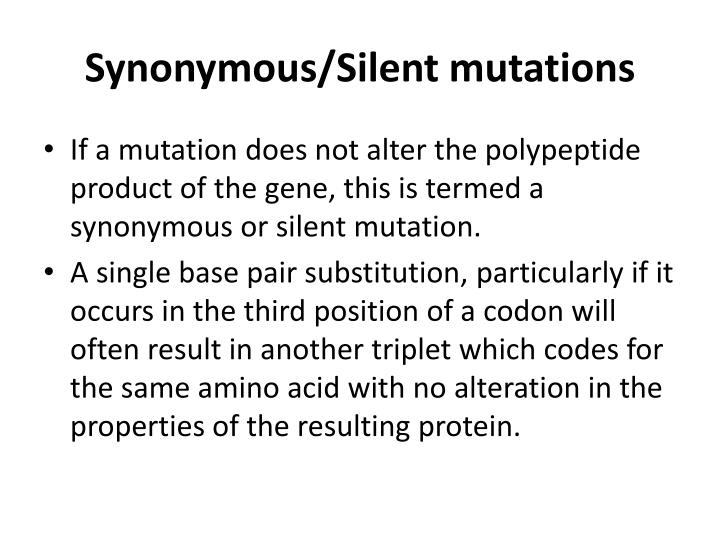 PPT - Mutagenesis and Mutations Overview of Genetic Disease PowerPoint ...