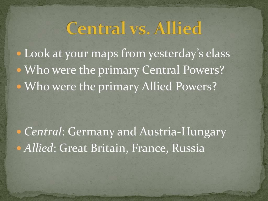 PPT - The Great War Consumes Europe PowerPoint Presentation, free ...