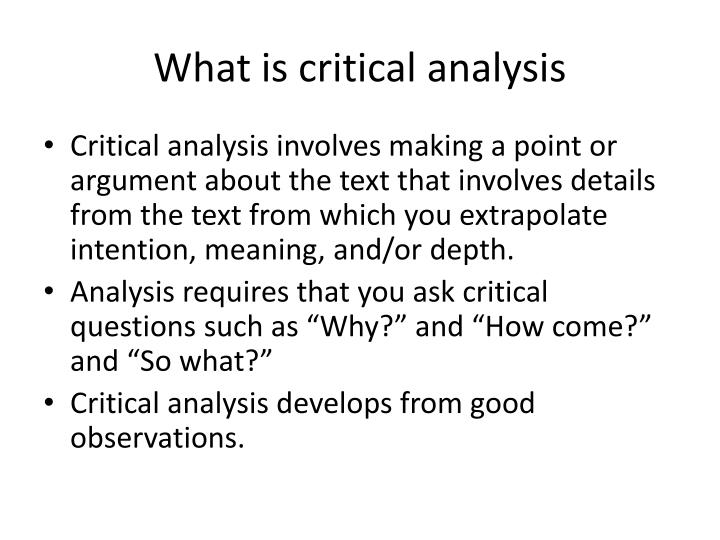 PPT - Observation vs Analysis PowerPoint Presentation - ID:2506184