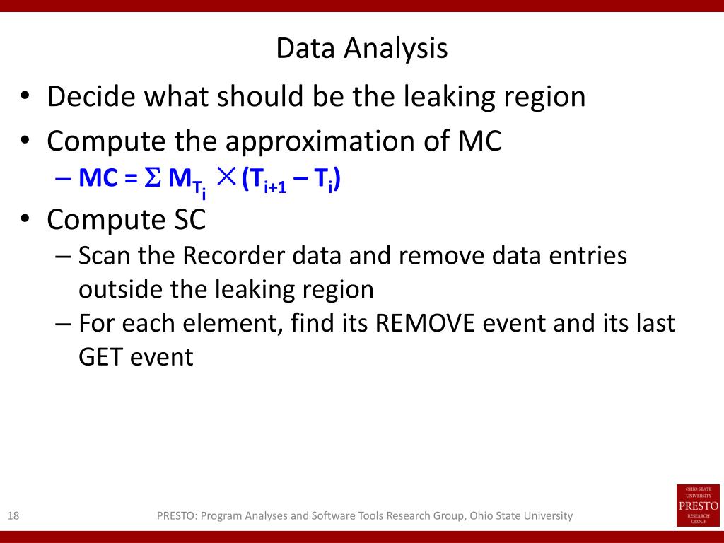 Ppt Precise Memory Leak Detection For Java Software Using Container Profiling Powerpoint