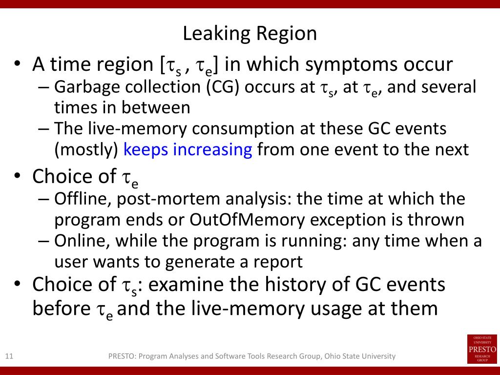 Ppt Precise Memory Leak Detection For Java Software Using Container Profiling Powerpoint
