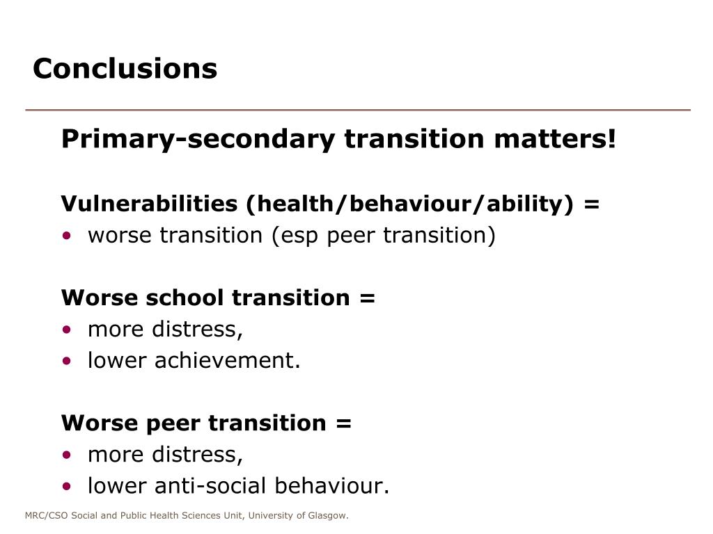 PPT - School, post-school transitions and young people’s well-being ...