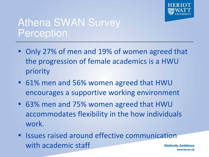 PPT - Heriot Watt University Athena SWAN PowerPoint Presentation - ID ...