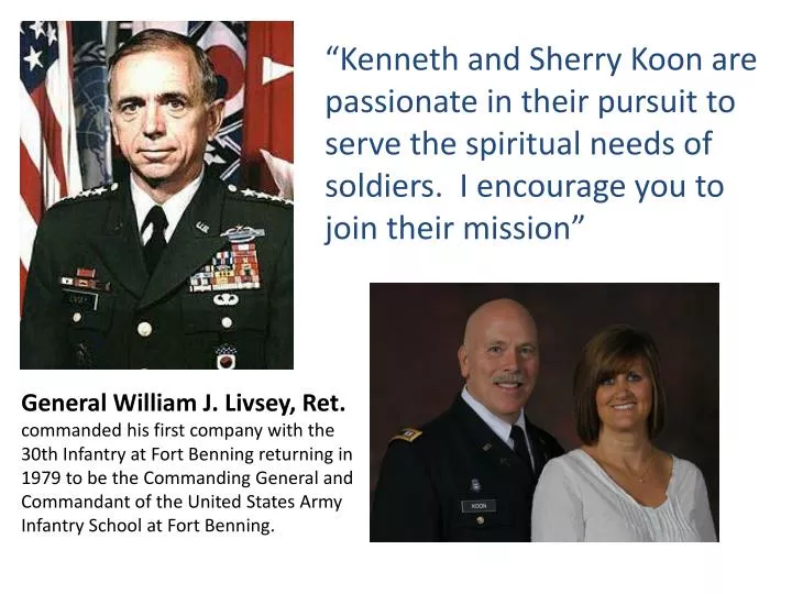PPT - General William J. Livsey, Ret. PowerPoint Presentation, free ...