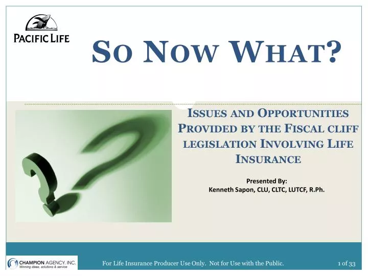PPT - So Now What? PowerPoint Presentation, free download - ID:2507319