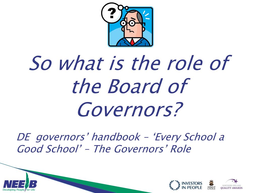 PPT - The Strategic Role of the Board of Governors PowerPoint ...