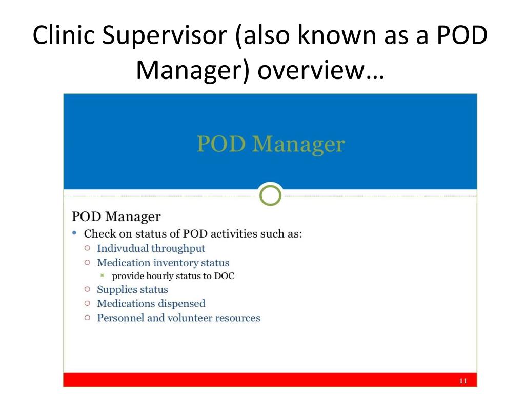 PPT - Operation Community Flu Clinic II CLINIC SUPERVISOR TRAINING ...