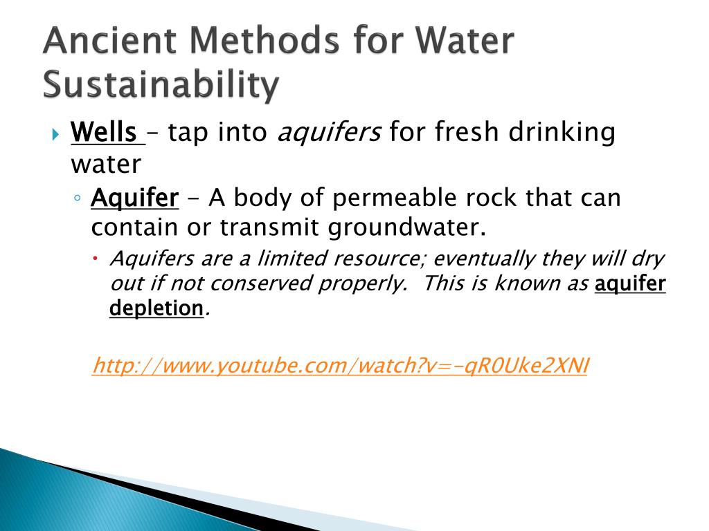 PPT - Water Sustainability: The History of Water Sustainability ...