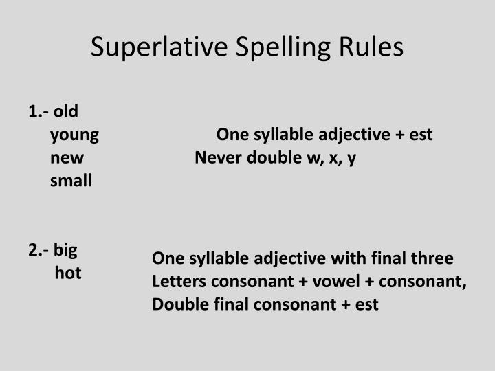PPT - Comparative and SUPERLATIVE adjectives PowerPoint Presentation ...