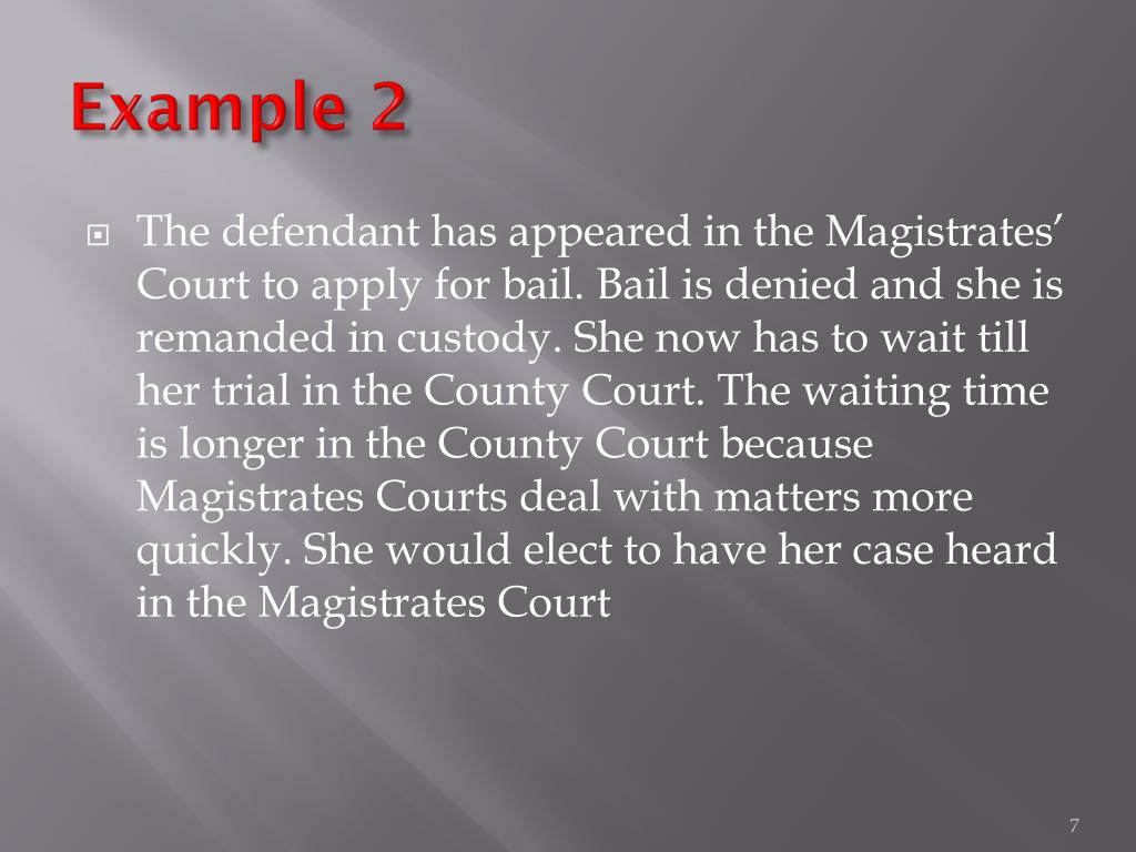 PPT - 5.3 - The Magistrates Court PowerPoint Presentation, free ...