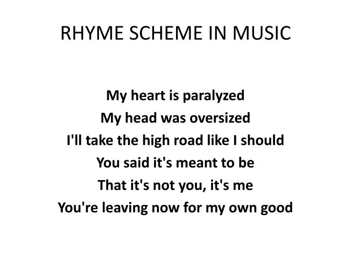 PPT - RHYME SCHEME PowerPoint Presentation - ID:2509216 PPT - RHYME SCHEME PowerPoint Presentation - ID:2509216