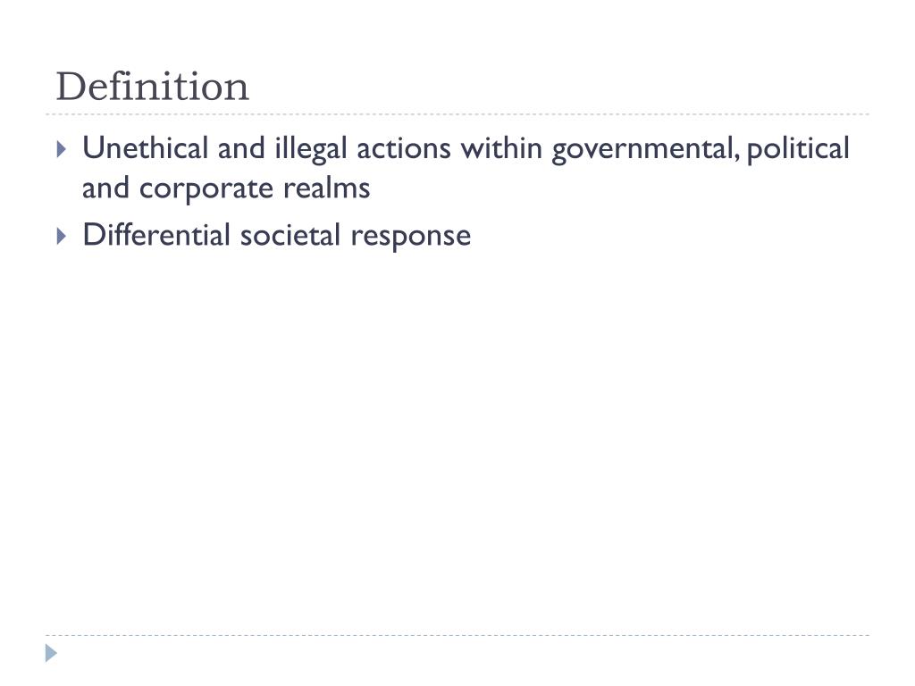 PPT - Elite Deviance: Crime in the Suites INQ 260 SOW Diane V. Brogan ...
