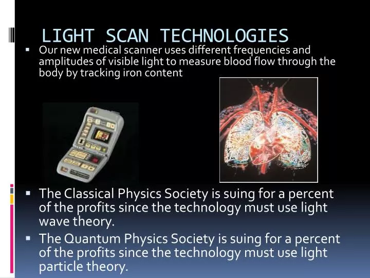 PPT - LIGHT SCAN TECHNOLOGIES PowerPoint Presentation, free download ...