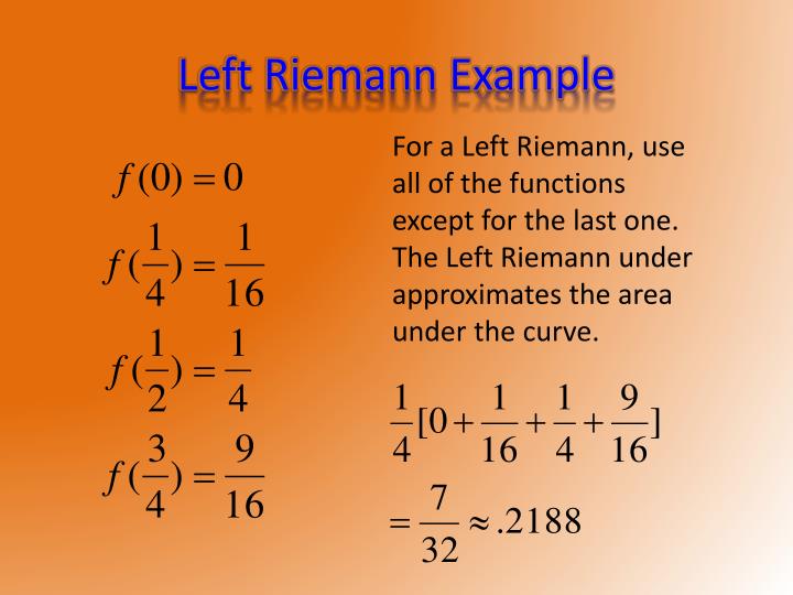 PPT - Riemann Sums, Trapezoidal Rule, & Simpson’s Rule PowerPoint ...