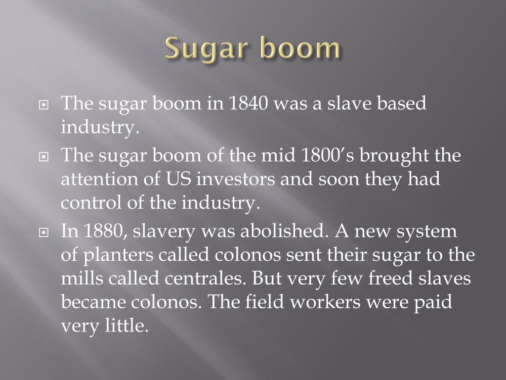PPT - Sugar in Neocolonial Latin America PowerPoint Presentation, free ...