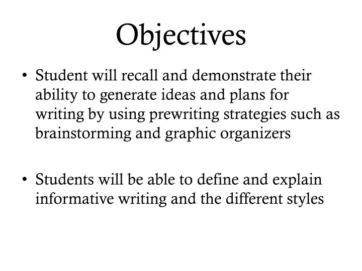 PPT - Informative Writing PowerPoint Presentation - ID:2509995