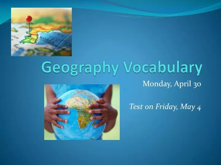 PPT - Geography Vocabulary PowerPoint Presentation, free download - ID ...