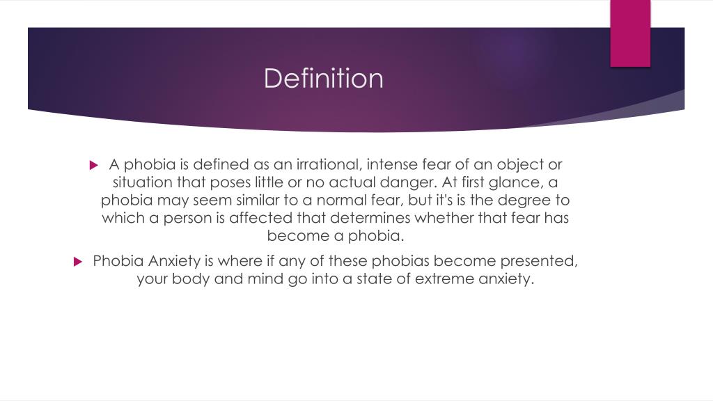 PPT - Phobia Anxiety Disorder By: Lexie Bradley and Megan Chapa ...