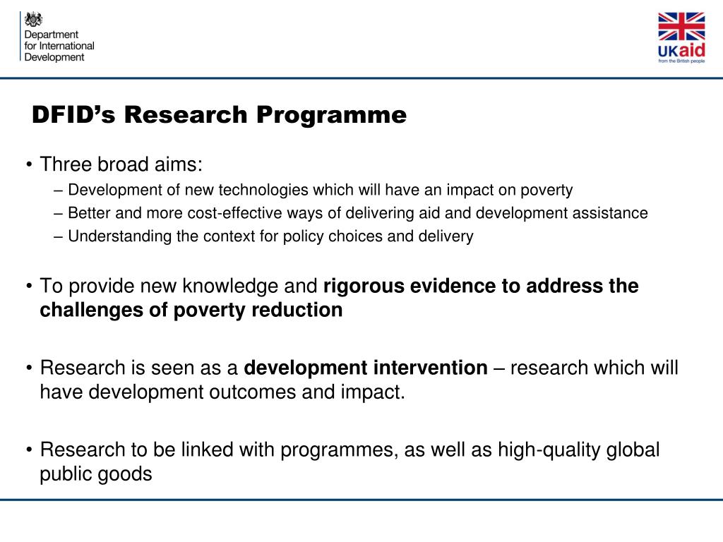 PPT - DFID Research Programme for Poverty Reduction in Health ...