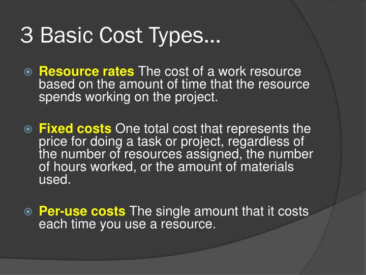 PPT - PROJECT BUDGETING PowerPoint Presentation - ID:2511188
