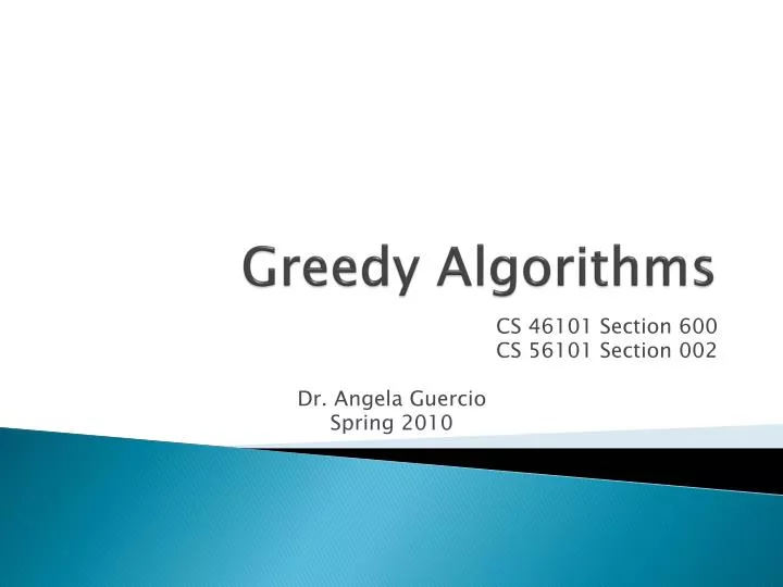 PPT - Greedy Algorithms PowerPoint Presentation, free download - ID:2511389 PPT - Greedy Algorithms PowerPoint Presentation, free download - ID:2511389