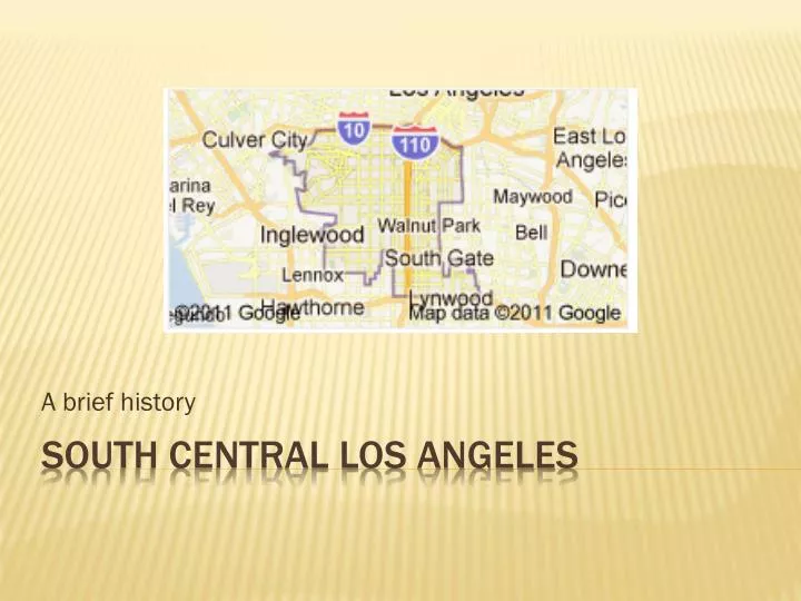PPT - South Central Los Angeles PowerPoint Presentation, free download ...