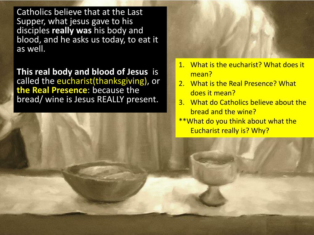 PPT - This is human flesh, that I want you to eat This really is MY ...