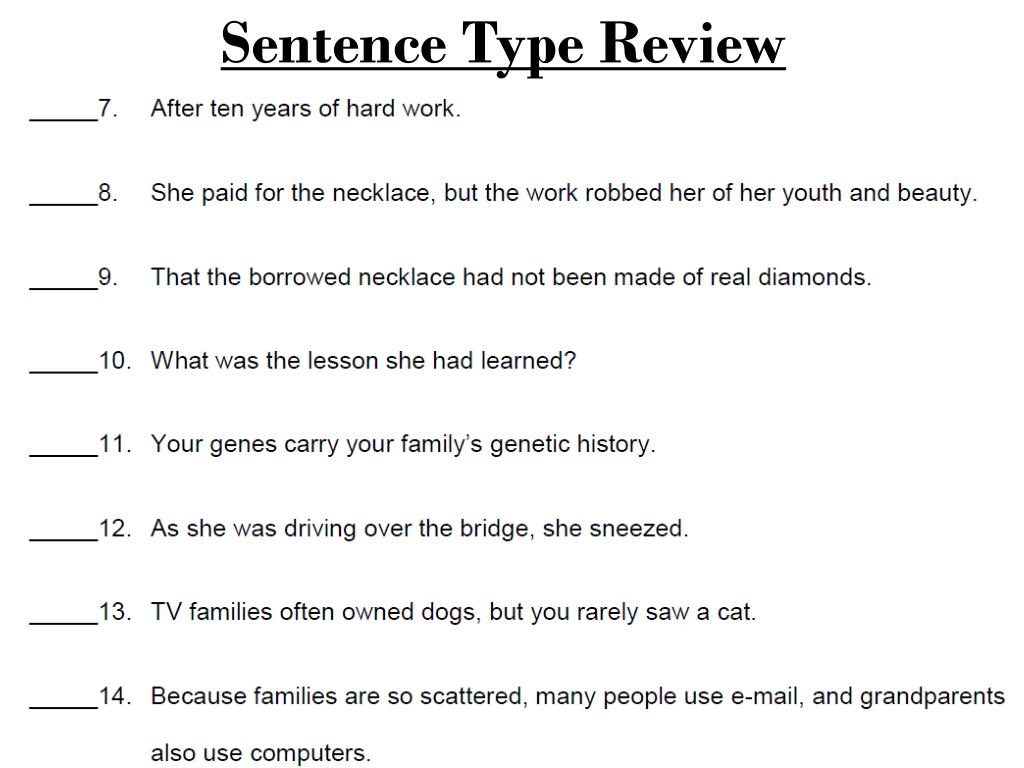 PPT - Clauses, Phrases & Sentence Types English 10 Academic Mrs. Llanos ...