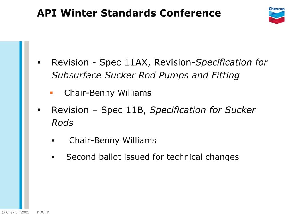 PPT - Exploration and Production Standards Conference on Oilfield ...